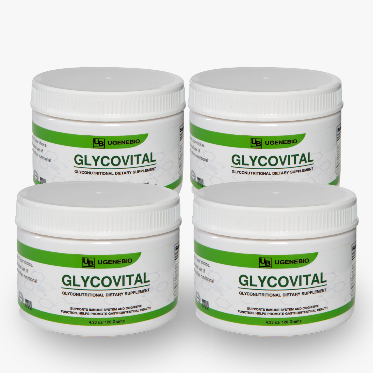 Glycovital Powder 120g: 4 packs - uGenebio Main